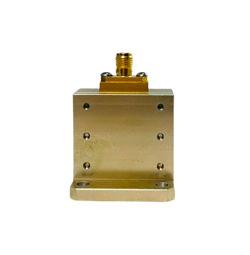WR62 Waveguide to Coaxial Adapter, 12.4G to 18GHz, End-Lauch Adapter Flange