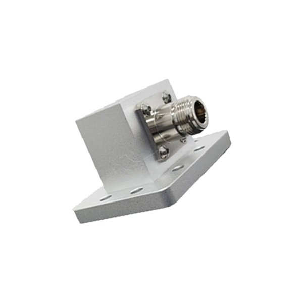 WR-137 Waveguide to Coaxial Adapter, 5.85 to 8.2GHz, PDR Flange