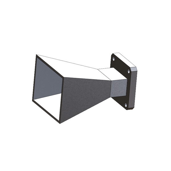 WR102 Waveguide Horn Antenna, 7 GHz to 11 GHz, 10dbi UBR Flange
