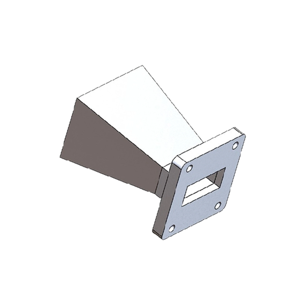 WR112 Waveguide Horn Input UBR Flange without Adapter, 7.05GHz to 10GHz ...