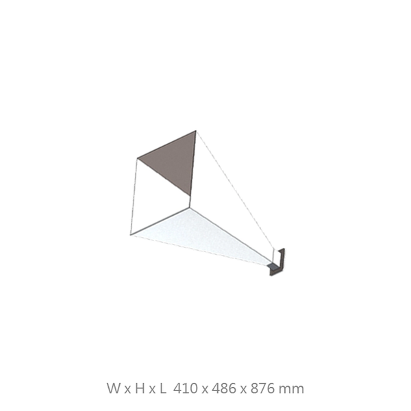 WR340 Waveguide Horn Input Antenna, Flange: UDR, 2.2 to 3.3GHz 20dbi