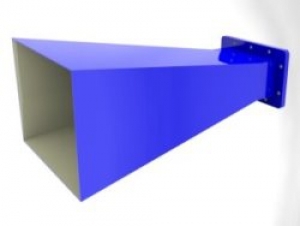 WR650 Waveguide Input Horn Antenna from 1.14 GHz to 1.73 GHz