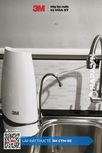 Máy Lọc Nước Để Bàn 3M CTM-02, Cara River Park, Cần Thơ | HAPA.VN