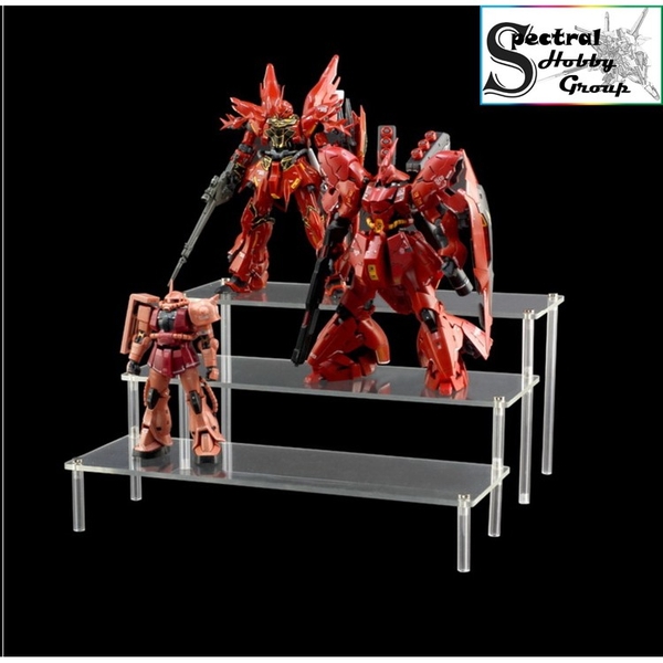 Phụ kiện giá bầy mô hình 3 4 tầng base mica toy box play display stand ...