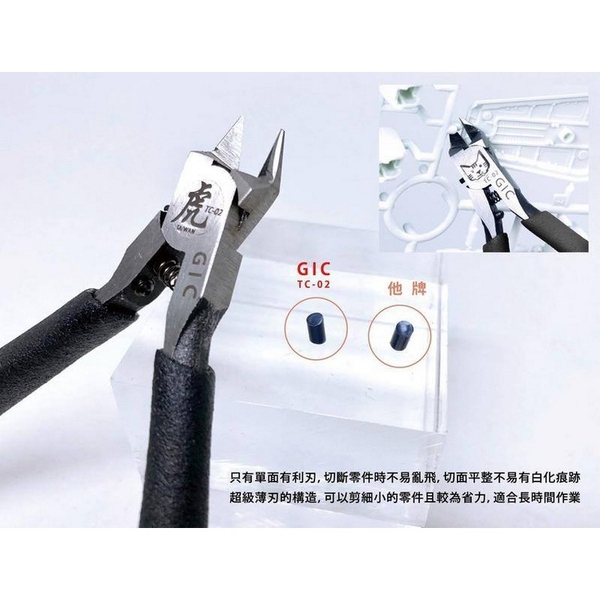 Dụng cụ GIC kìm cắt mô hình TC02 hobby TC-02 2.5 ver