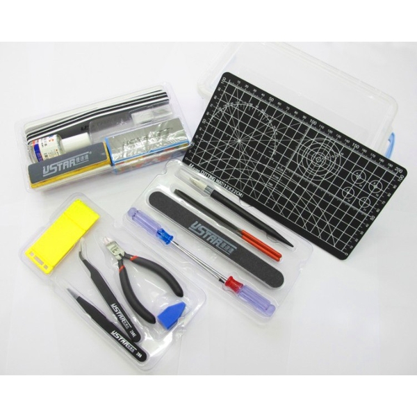 Bộ dụng cụ mô hình cơ bản đầy đủ Ustar Tool box Set ustar UA90067