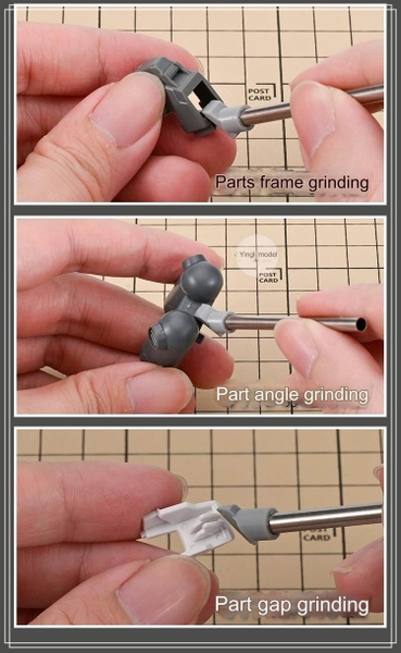 Dụng cụ mô hình BEVEL NARROW MOUTH SPECIAL SHAPED GRINDING ROD (2IN1) TS006