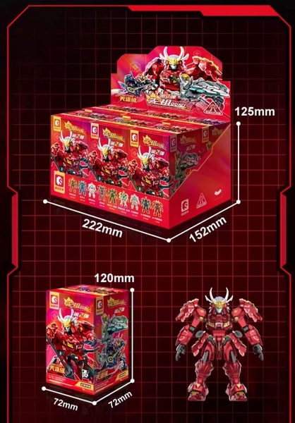 Gacha Blind Box warrior Moshow SD V2 - Takeda Shingen - Date Masamune ...