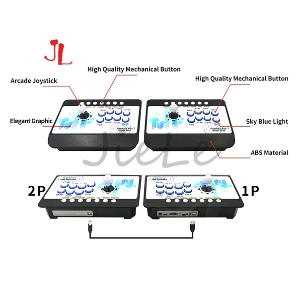 Máy chơi game retro Pandora Box DX Arcade Stick Controller 3000 in 1 ...
