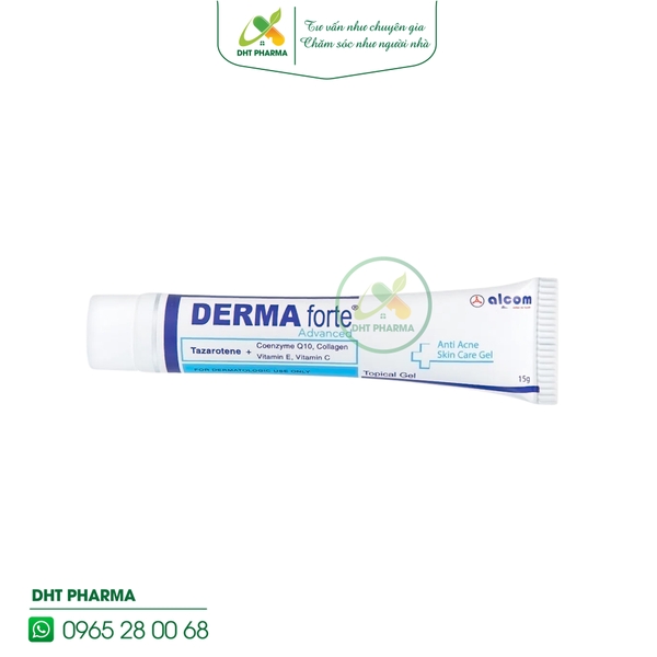 DERMA forte Advanced Gel mụn trứng cá, ngừa thâm, mờ sẹo, dưỡng da ...
