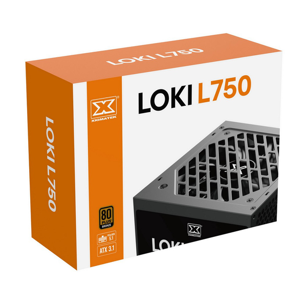Nguồn Xigmatek Loki L750 750W | PCIe 5.1, 80 Plus Bronze