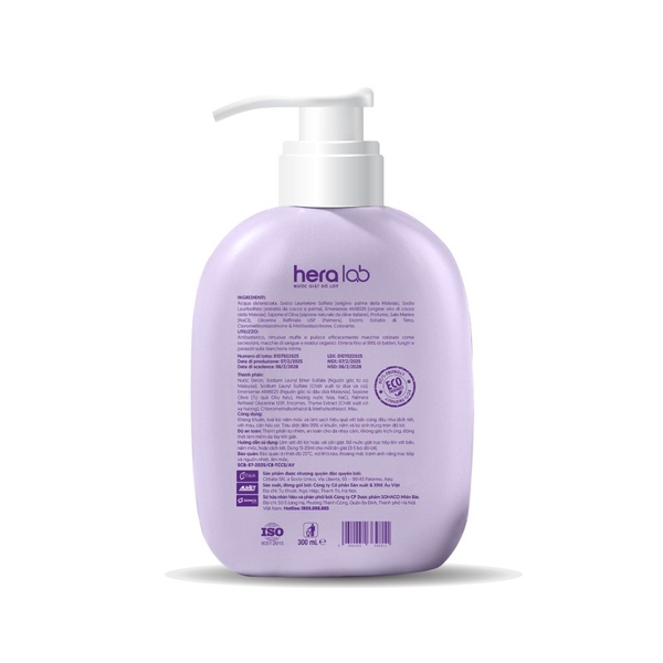 Nước giặt đồ lót Hera Lab 300ml