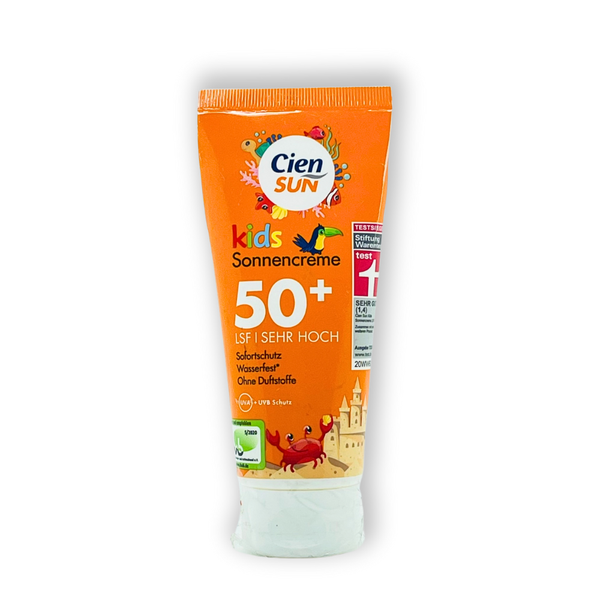 Kem chống nắng Cien Sun Kids SPF 50+ cho bé từ 1 tuổi