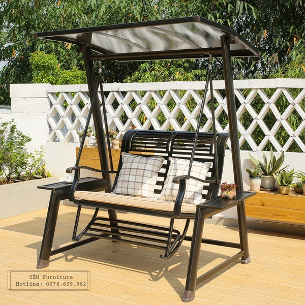 Xích Đu Nhôm Đúc Sân Vườn XD03-3C