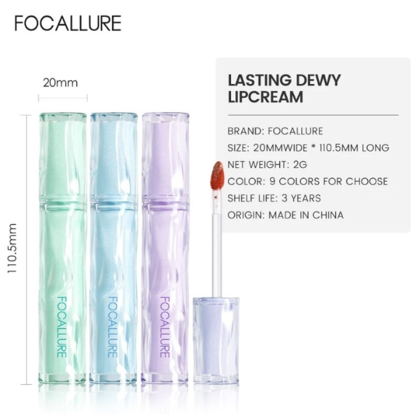 Son Tint FOCALLURE Siêu Căng Bóng Mọng Nước Lâu Trôi #BB02
