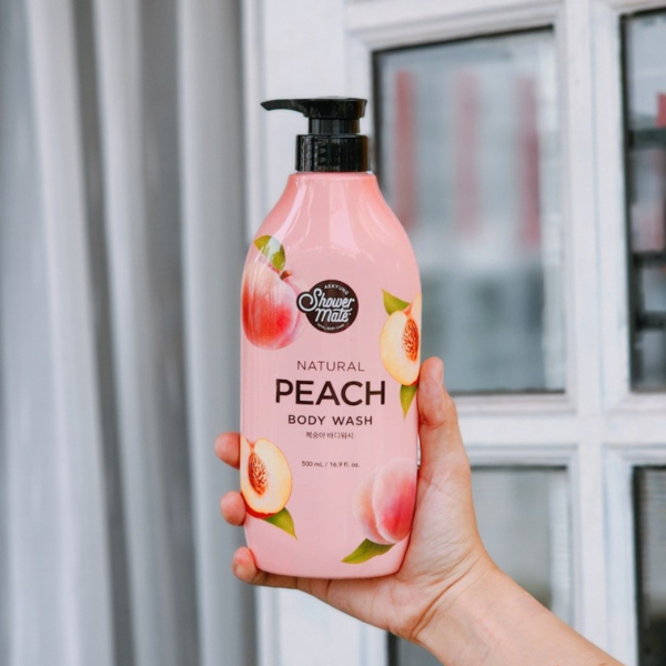 Sữa tắm Aekyung ShowerMate Natural Peach Body Wash 500ml