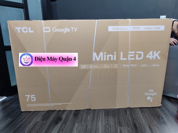 Google Tivi MiniLed QLED TCL 4K 65 inch 65C845 ,giá tốt ,giao ngay