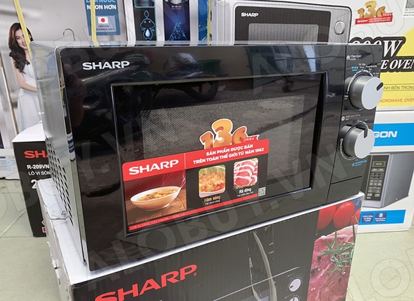 Lò vi sóng Sharp R-208VN-WS - Hàng chính hãng