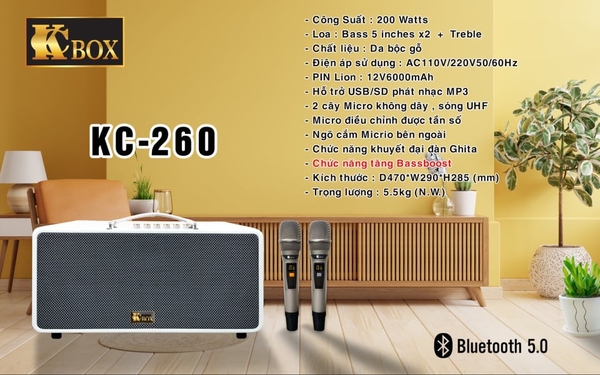 Loa Kcbox KC260 - hàng chính hãng