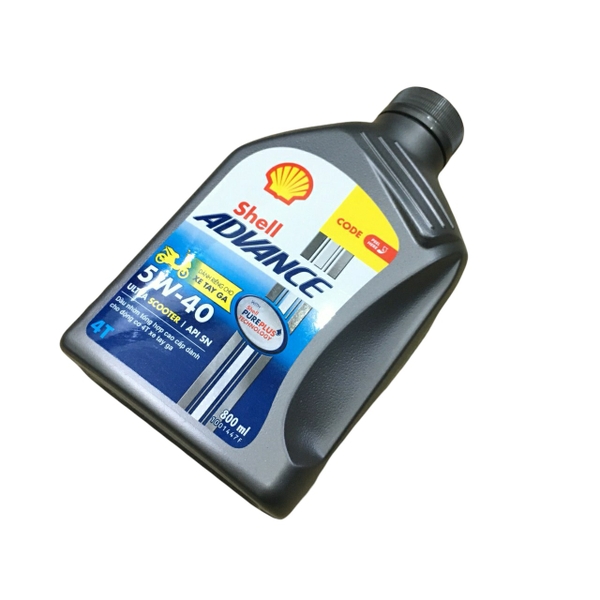 NHỚT TAY GA SHELL ADVANCE ULTRA SCOOTER 5W-40 800ml/ 1L [Tem Mới] - Xe ...