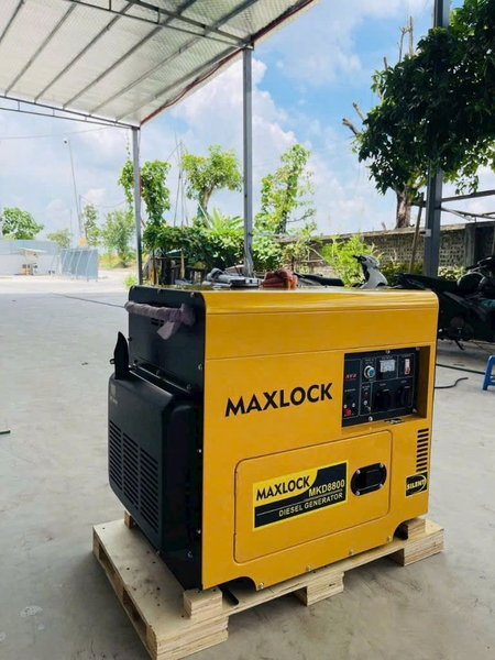 Máy Phát Điện Chạy Dầu Maxlock 5kW MKD6800 - chính hãng
