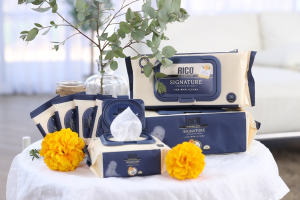 Khăn ướt RICO Signature nội địa Hàn Quốc thành phần tự nhiên An toàn ...