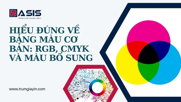 Hiểu đúng về bảng màu cơ bản: RGB, CMYK và màu bổ sung BASIS