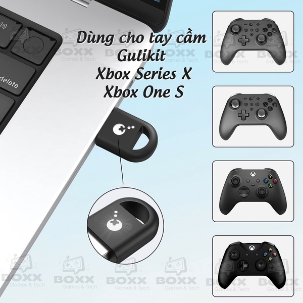 USB Wireless Adapter GuliKit Dùng cho tay cầm GuliKit, Xbox One S, Xbox ...
