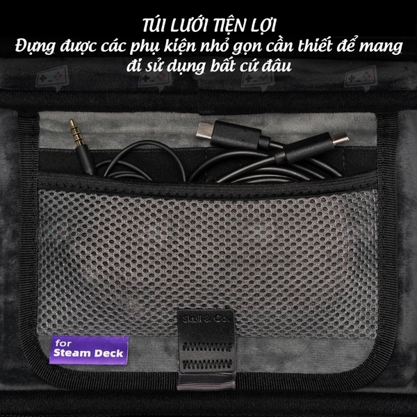 Túi đựng Skull & Co EDC Case cho máy Steam Deck