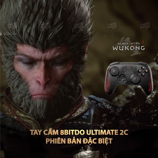Tay cầm 8Bitdo Ultimate 2C Wireless Controller phiên bản Black Myth Wukong