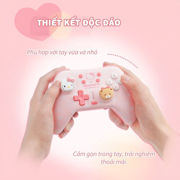 Tay cầm GeekShare Hello Kitty Wireless Controller cho Nintendo Switch ...