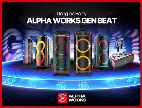 Dòng Loa Party Alpha Works GEN BEAT - Loa Tiệc Mới Dành Cho Thế Hệ Yêu ...