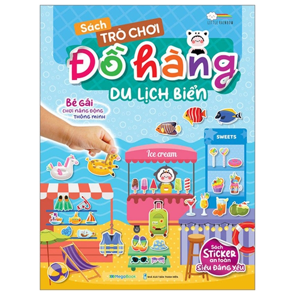 Sách Trò Chơi Đồ Hàng Du Lịch Biển (Hơn 200 Stickers)