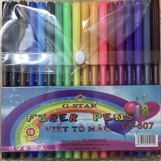Bút Dạ Màu G-STAR 18 Màu GS-607