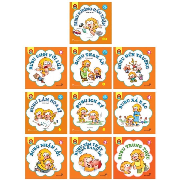 Combo Bé Học Lễ Giáo - Bubu (59 cuốn)