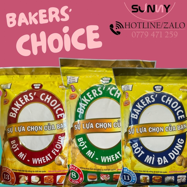 BỘT MÌ BAKER' CHOICE SỐ 11 ( BỘT MÌ ĐA DỤNG ) Nguyên Liệu Pha Chế & Làm ...
