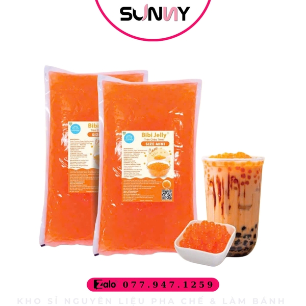3Q BIBI JELLY VỊ CAM Nguyên Liệu Pha Chế & Làm Bánh Sunny