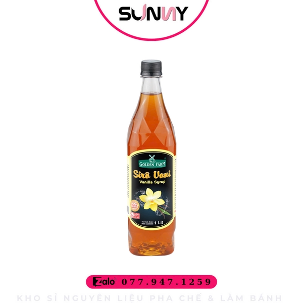 SIRO GOLDEN FARM VANI ( 1L ) | THÙNG 12 CHAI Nguyên Liệu Pha Chế & Làm ...