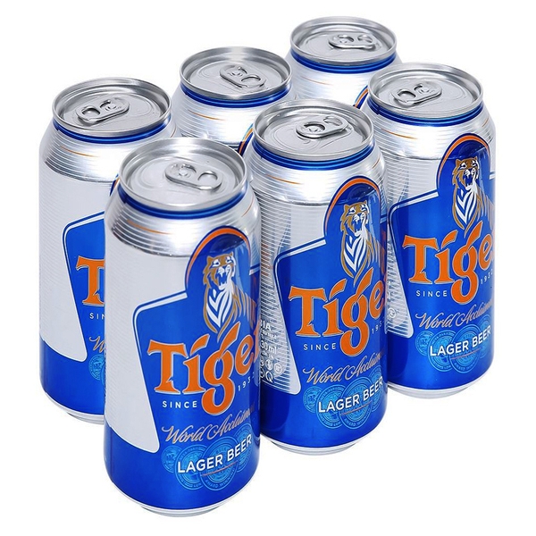 Bia Tiger Sleek 330ml (5%) (Nâu)