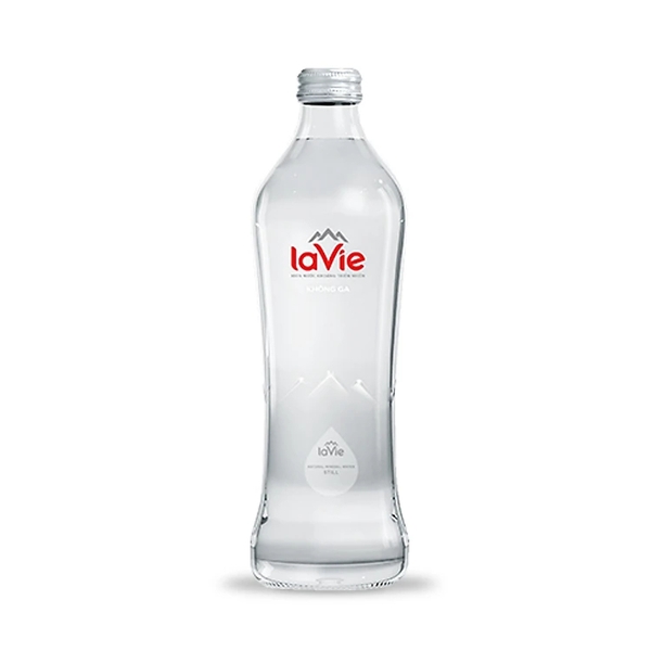 Nước Lavie 450ml - Chai thuỷ tinh - Thùng 20 chai