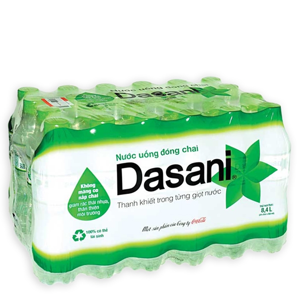 Nước Dasani 350ml (Thùng 24 chai) - Freeship