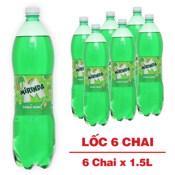 Nước ngọt Mirinda vị soda kem 1.5L