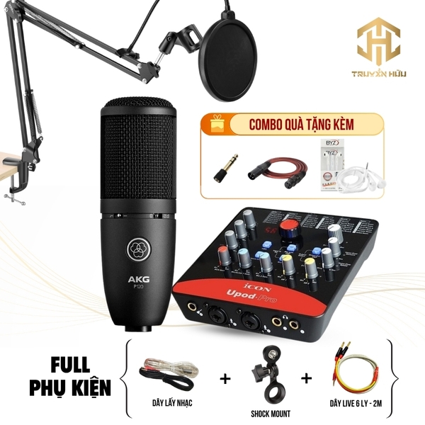 [ COMBO BASIC ] Soundcard ICON + AKG P120