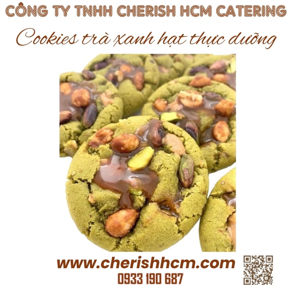 Cookies trà xanh hạt thực dưỡng - Set 250gr