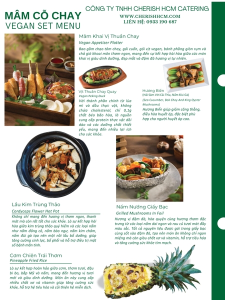 Set Tiệc chay - Vegan Set menu