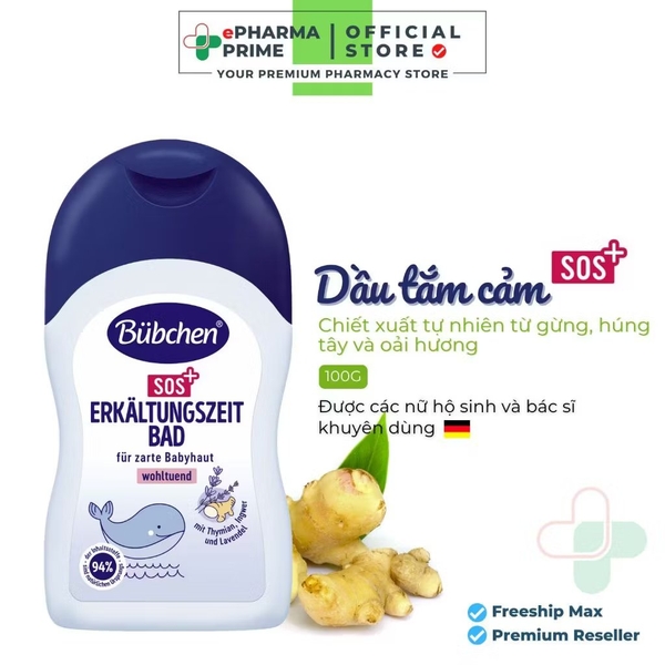 DẦU TẮM CẢM THUẦN CHAY BUBCHEN 150ML Thinh Thúy