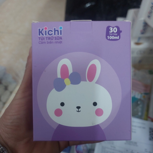 TÚI TRỮ SỮA CẢM BIẾN NHIỆT KICHI 100ML M6100 Thinh Thúy