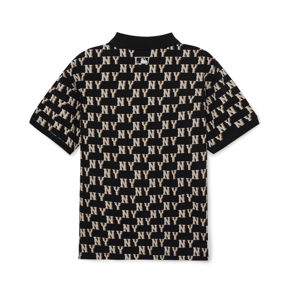 Áo Polo MLB Women's Classic Monogram NY 3FPQM0233-50BKS | MLB Việt Nam