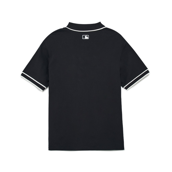 MLB Vietnam | Áo Polo MLB Partial Mono Collar NY 3FPQM0433-50BKS | MLB ...