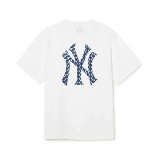 Áo Thun MLB Mono Big Lux T-Shirt NY 3ATSM0343-50IVS | MLB Việt Nam